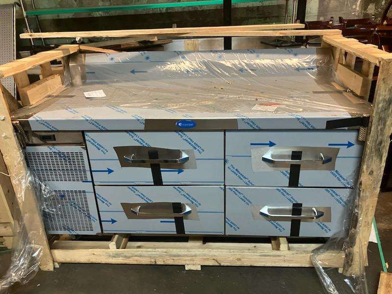 Randell 9235-513 72" Worktop Refrigerator w/ 4 Drawers [OPEN-BOX]