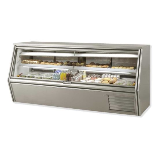 Leader ERCD96ES 96" Refrigerated Slanted Glass Counter Deli Case
